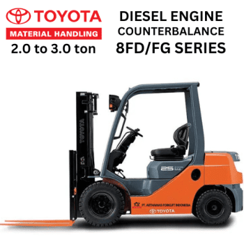 Forklift Toyota 3 Ton Model 62-8FD30